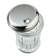 2 Pack Retro Diner Style Spice Dispensers with Stainless Steel Glass ...