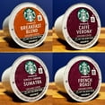 Starbuck's Assorted K-Cup Coffee Sample Set, 12 Varieties - Breakfast ...