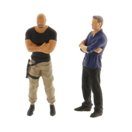 2Pc:64 Miniature Racing Car Scenes Figures Building Diorama Scenery ...