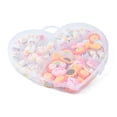 70Pcs Opaque Resin Cabochons Cloud Moon Rainbow Sun Star Sunflower ...