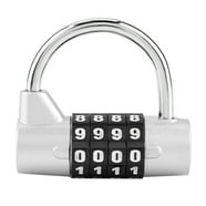 Heldig 5 Letter Combination Padlock, Zinc Alloy, Black, 61*23*23mm ...