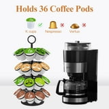 Emapoy K Cup Holder, Coffee Pod Carousel with 360-Degree Spin, Holds 36 ...