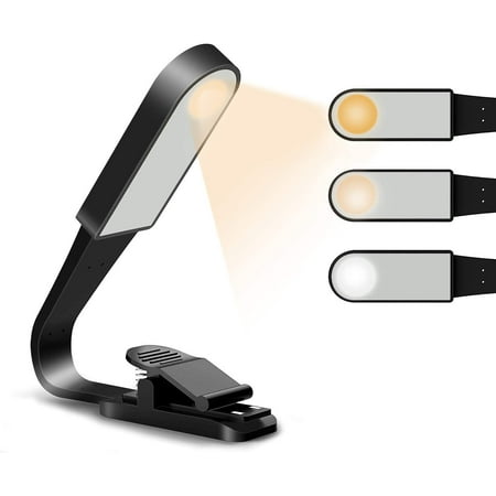 Reading Light, USB Rechargeable Reading Light with Touch Sensor, Book ...