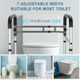 Free Shipping! MaxKare Toilet Safety Rail, Adjustable Height and Width ...