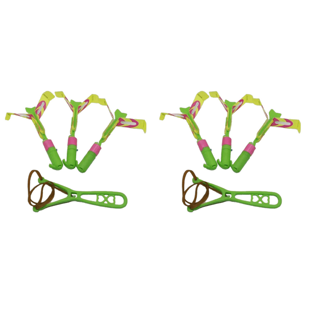 Rocket Slingshot Flying Toys con luces LED 10 helicópteros + 10 ...