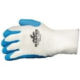 Memphis Glove Flex Tuff Latex Dipped Gloves, Medium, Blue/White ...