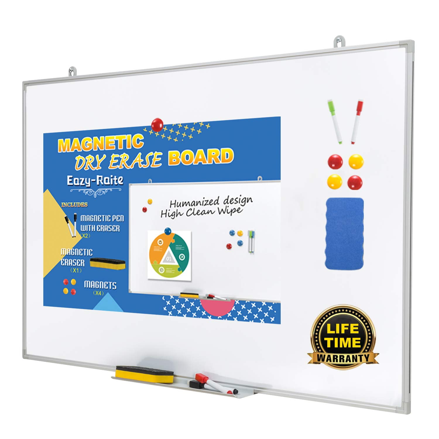 Click here for Jyypwb Magnetic Whiteboard/ Dry Erase Board 24 X 3... prices