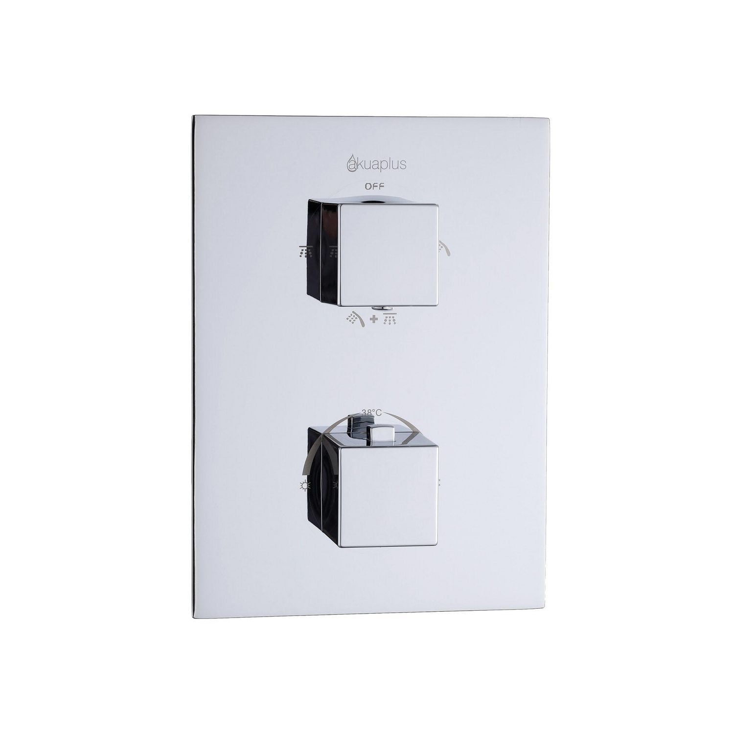 Click here for The Akuaplus - Square Thermostatic Faucet Valve Wi... prices