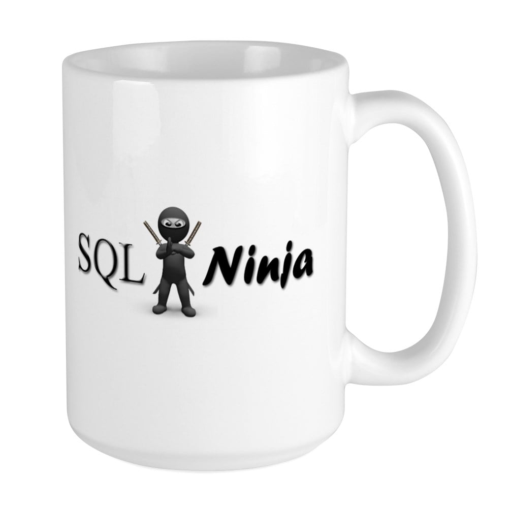 CafePress - SQL Ninja Mugs - 15 oz Ceramic Large Mug - Walmart.com
