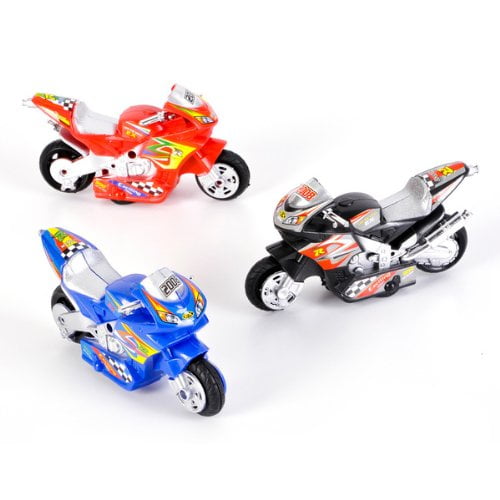 4.25 Pullback Motorcycle, Plastic, 12 pcs - Walmart.com