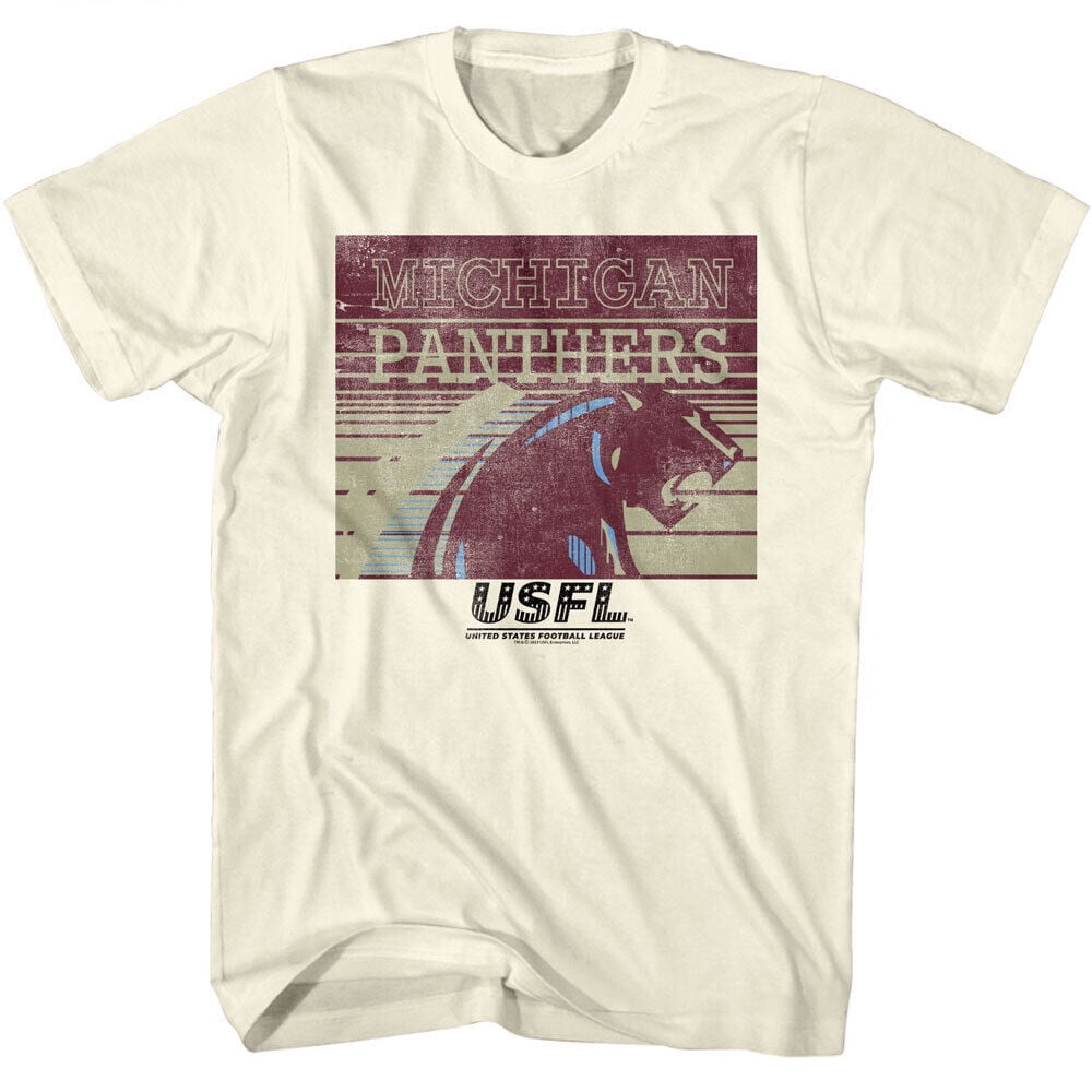 USFL Michigan Panthers Logo Men's T Shirt - Walmart.com