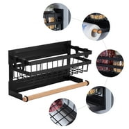 4 Tier Spice Rack Organizer, Punch-free Hanging Spice Racks for Kitchen ...