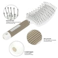 Abody Nylon Detangling Hairbrush for Women, Paddle Brush with Soft ...