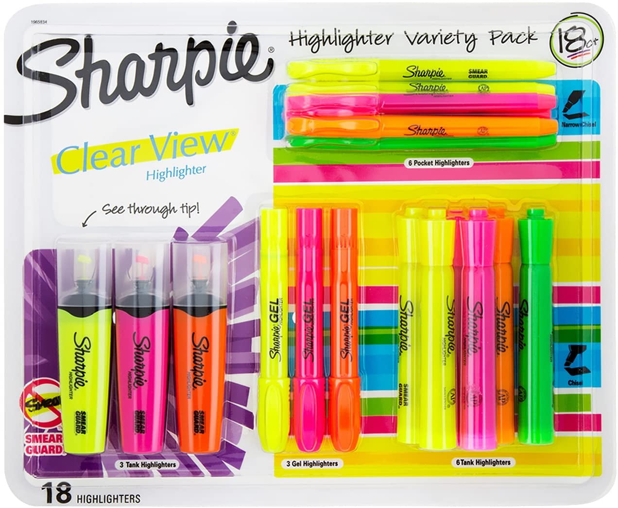 Sharpie Highlighter Variety Pack, 18 ct. | Walmart Canada