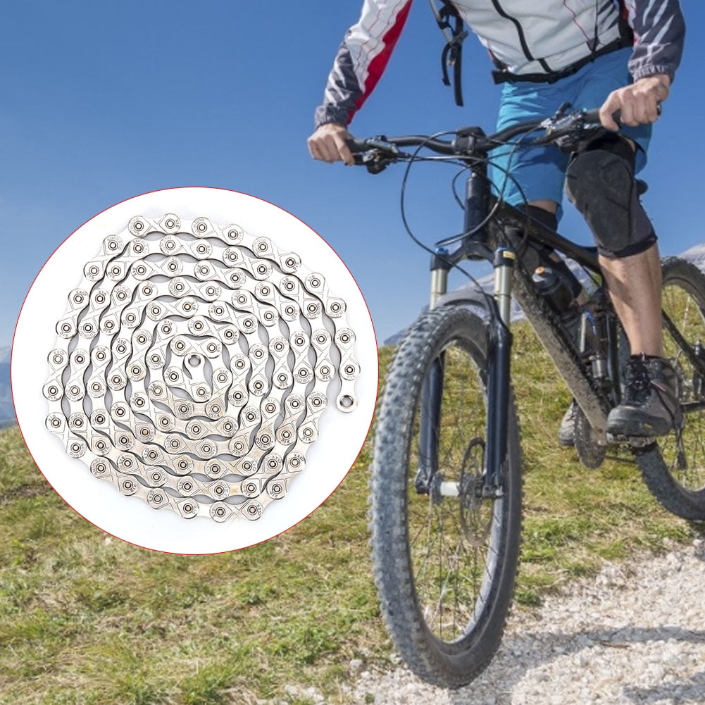 Sonew Mountain Bike Chain Stainless Steel Anti-Rust Accessory for 10/30 ...