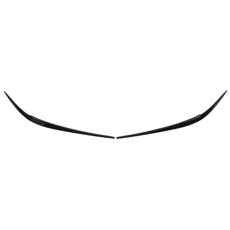 Headlight Eyebrow Cover,Pair Headlight Eyebrow Glossy Headlight Eyebrow ...
