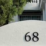 HASWARE House Number Sign 4 inch Modern Door Numbers Signage Plaque ...