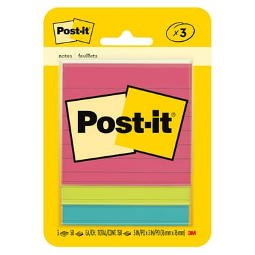 Post-it Pop-up Notes Super Sticky Pop-up Notes Refill, Lined, 4 x 4 ...