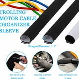 Neoprene Troll Sleeve, Trolling Motor Wires/Cable Organizer Sleeve ...