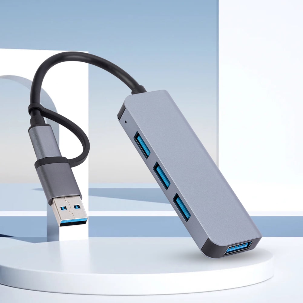 Tipo-C Mini USB Hub Plug and Play USB Hub Multi Splitter Adapter para ...