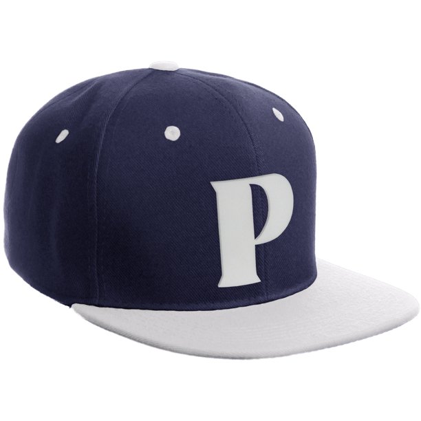 Daxton Classic Snapback Hat 3D Capital Alphabet Letters Flat Bill Visor ...