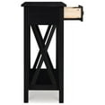 Linon Dalton Wood Console Table in Black - Walmart.com