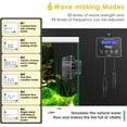 3400 GPH Aquarium Inverter Wavemaker Pump with LED Controller, DC 24V ...