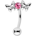 Body Candy 14G Womens Steel Piercing Pink Sweet Butterflies Top Mount ...