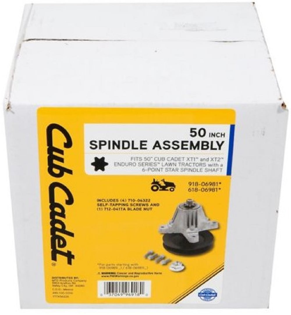 Cub Cadet 490-130-C016 Maintenance Free Spindle Assembly Cub 50 Inch ...