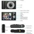 Digital Camera 2.7K Ultra HD Mini Camera 44MP 2.8 Inch LCD Screen ...