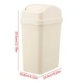 QTBIUQ Household Garbage Cans Living Room Kitchen Thickened Trash Cans ...