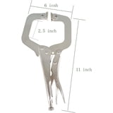 labwork 10Pcs 11 Inch Locking C Clamps with Swivel Pads Locking Alloy ...