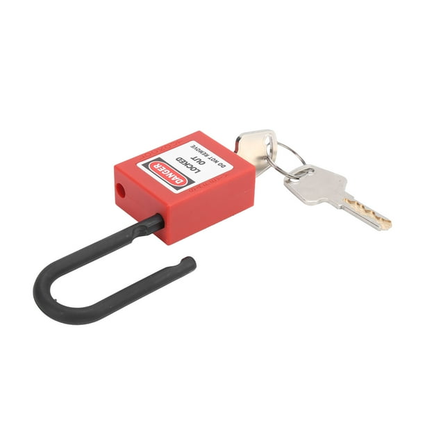 Lockout Tagout Lock, 38MM Electrical Nylon Beam Durable For Isolation ...