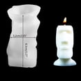 Giaone Silicone Candle Making Mold 3D Moai Statue Resin Epoxy Molds DIY ...