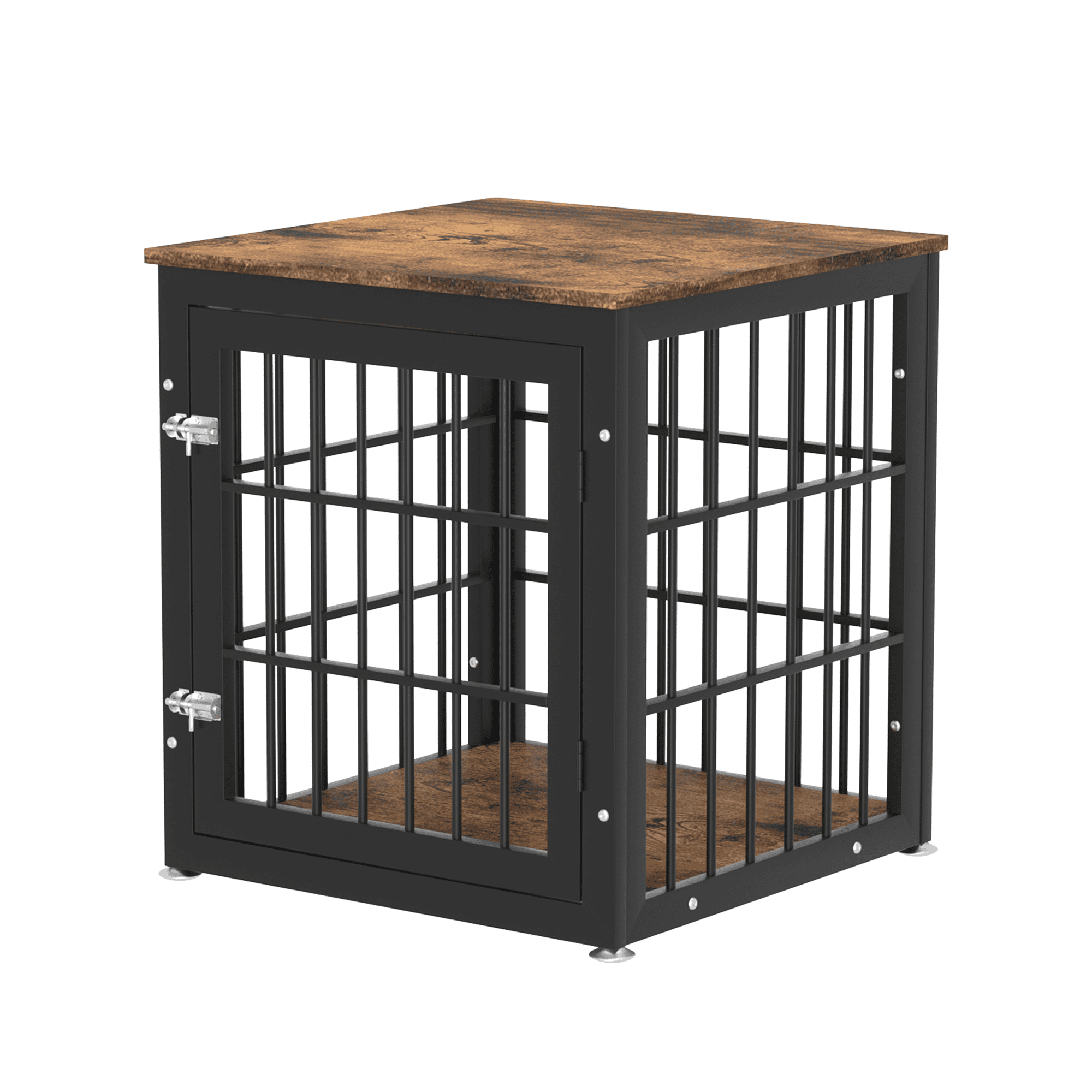 23.6" Square Shaped Dog Crate Furniture for Small Dogs Heavy Duty ...