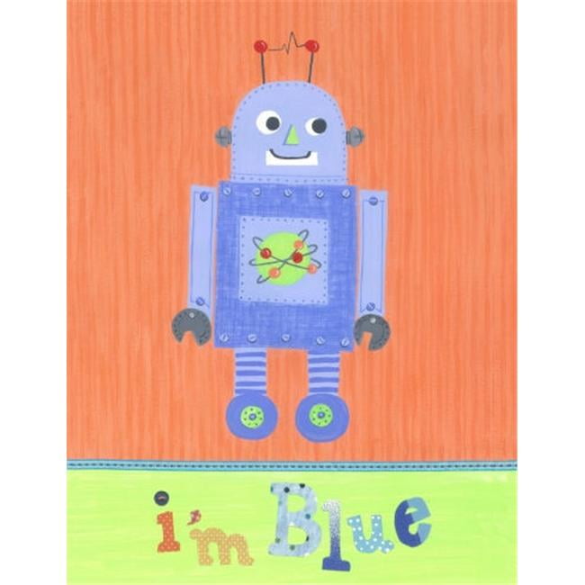 Little Acorn Blue Robot - Blue - Walmart.com