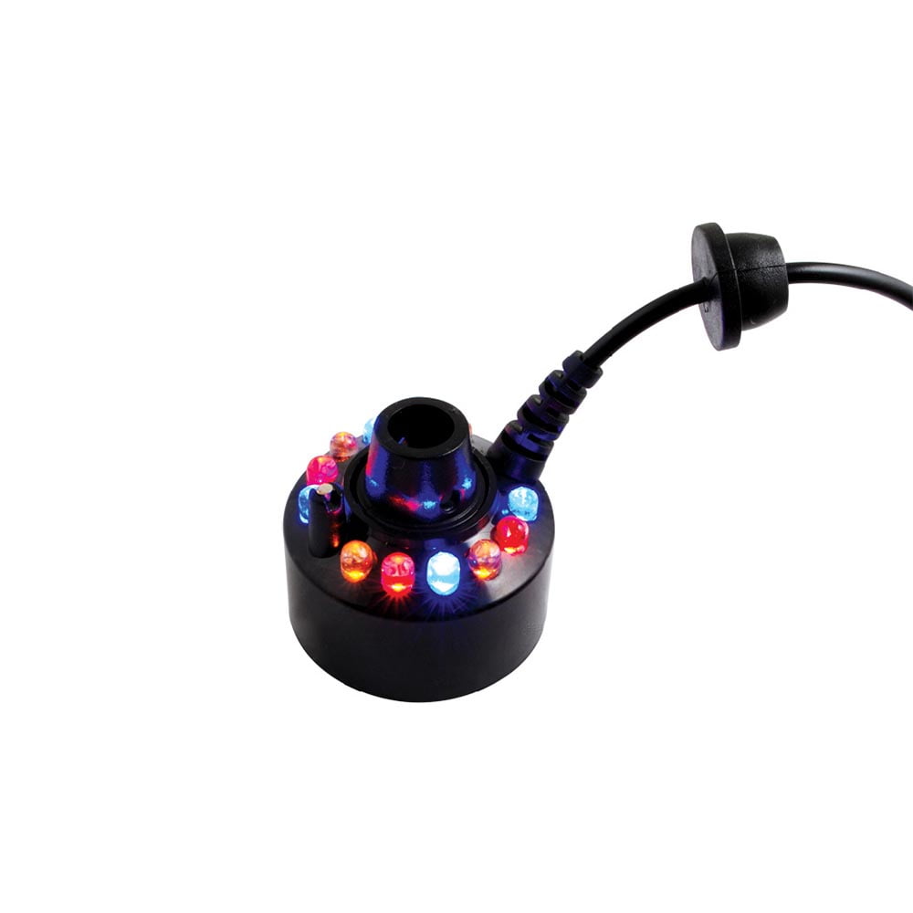 Aquarium Mist Maker 12 Led Lighting Pond Fog Maker Fog Machine Air ...