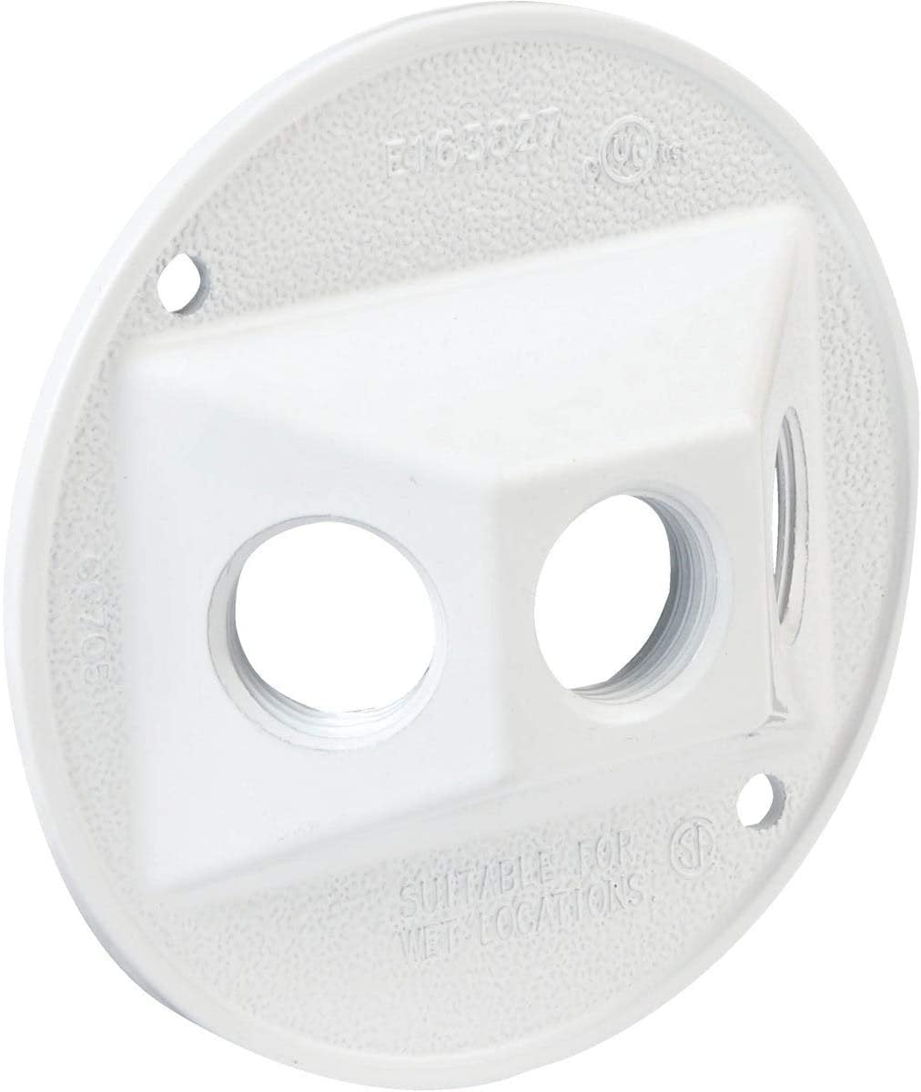 Do it Weatherproof Electrical Cover, WHT OUTDOOR ROUND COVER - Walmart.com