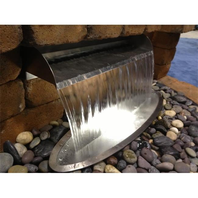 Atlantic Water Gardens SS12 12 in. Stainless Steel Scupper - No Light ...
