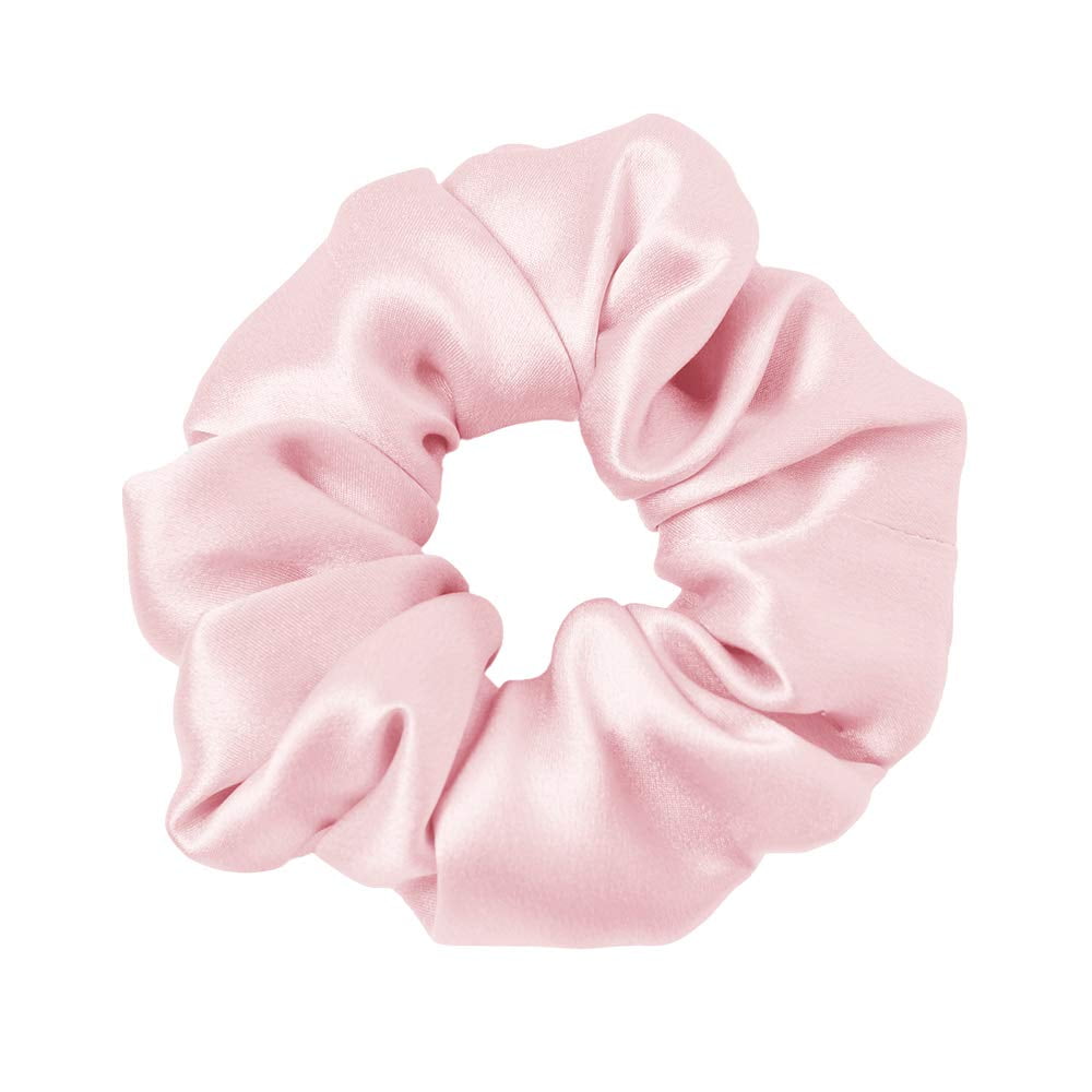 Real Silk Scrunchy for Women Scrunchie Satin Silk Thick Elastic Hair ...