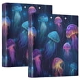 3 Ring Binder with Flattened Metal Clip 1.5" Round Rings Binder ...