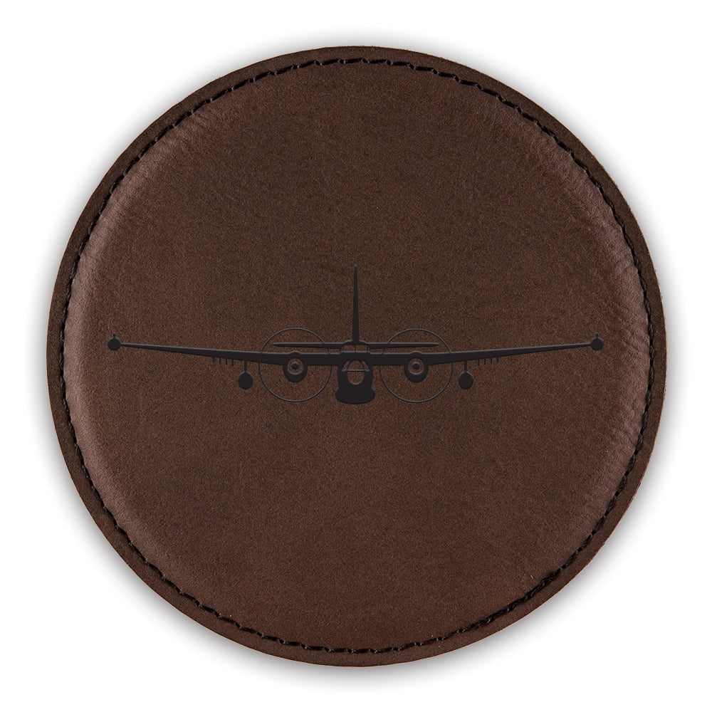 P-2 Neptune Coaster Laser Engraved Leatherette - Round Coasters - Many ...