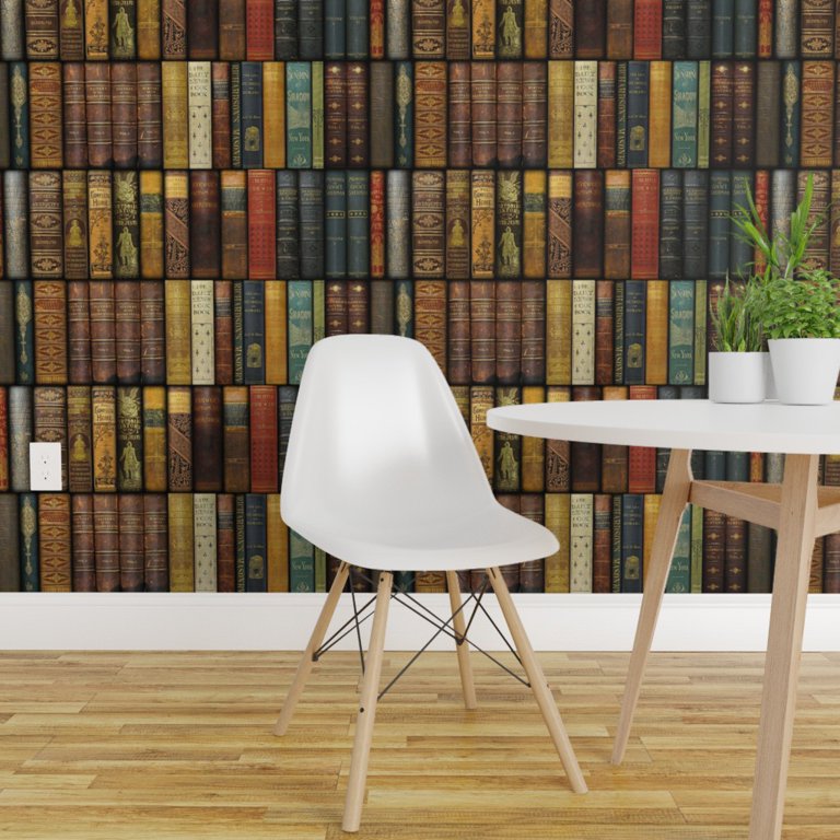 Library Bookshelves Wallpaper