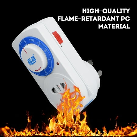 Mechanical Timer Mechanism Timer Outlet 220V 10A Timer Socket Mechanical Timer Switch Socket ...