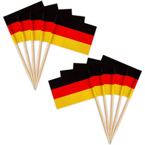 Germany Flag German Toothpick Flags,Small Mini Germany Cupcake Toppers ...