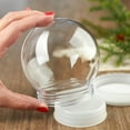 Clear Acrylic Snow Globe Jars Set of 4 - Walmart.com