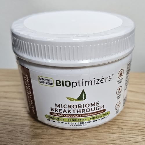 Suplemento BiOptimizers Microbiome Breakthrough Creamy Chocolate ...