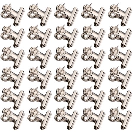 Tatum88 1.2" Metal Clips with Pins for Cork Boards, Bulletin Boards ...