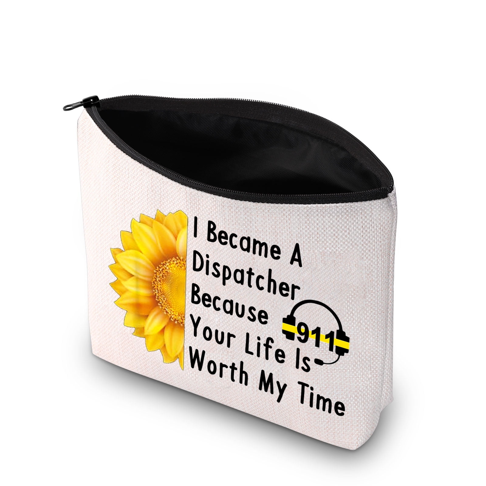 Dispatcher Gifts 911 Dispatcher Makeup Bag I Became A Dispatcher ...