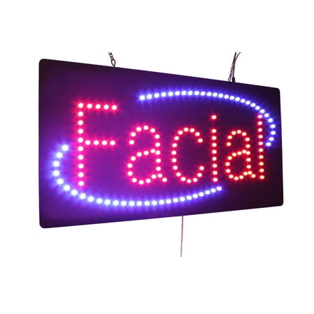 Facial Sign, TOPKING Signage, LED Neon Open, Store, Window, Shop ...